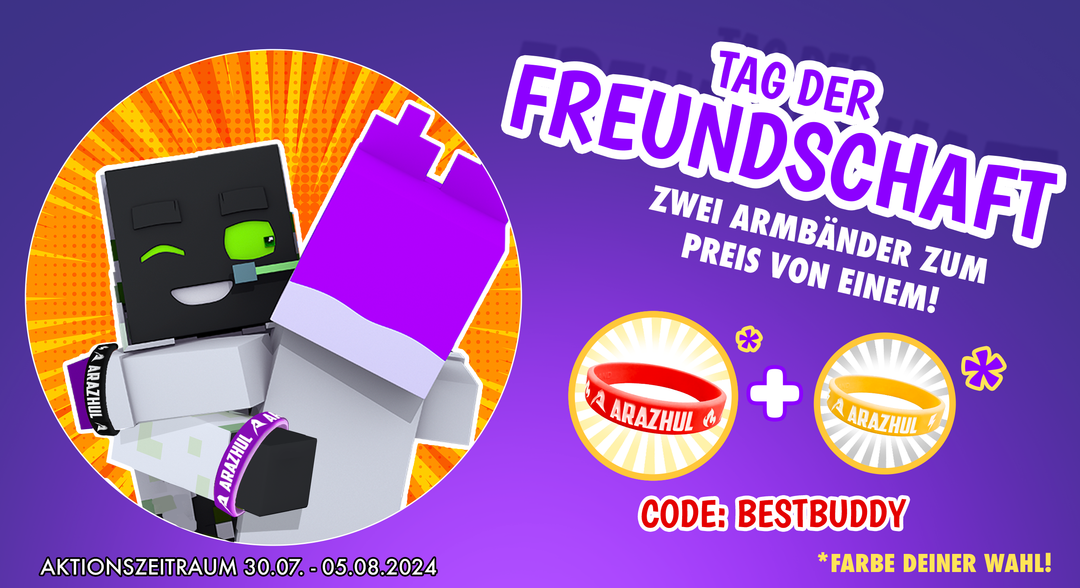 Offizieller Arazhul Fanshop - hole dir deine Helden jetzt nach Hause ...